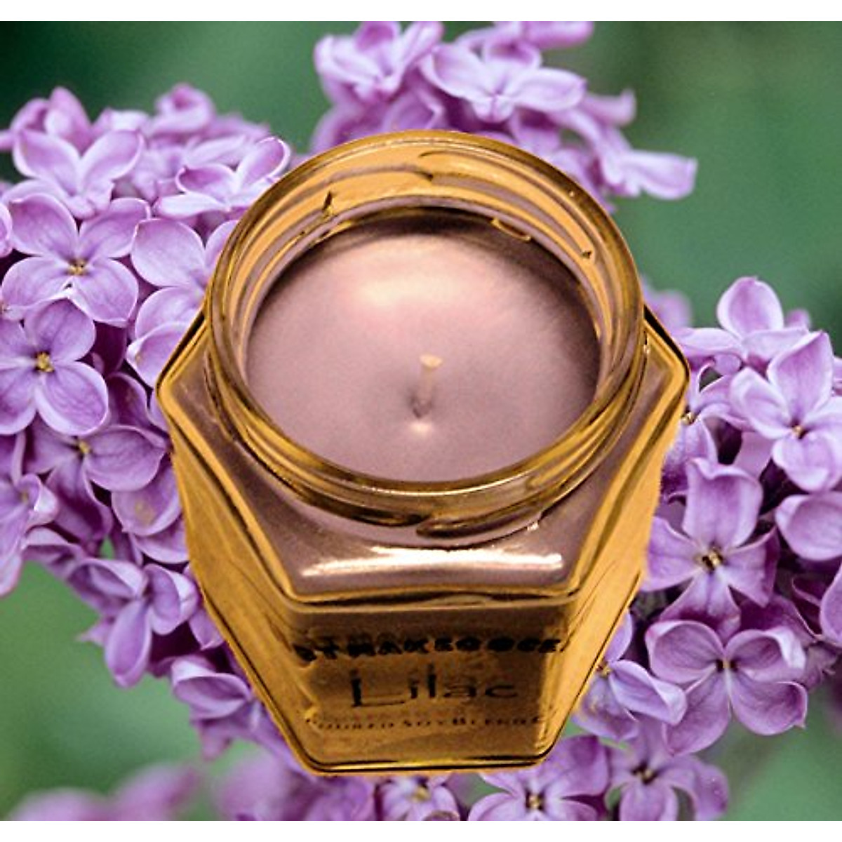 Lilac Scented Blended Soy Candle by Just Makes Scents