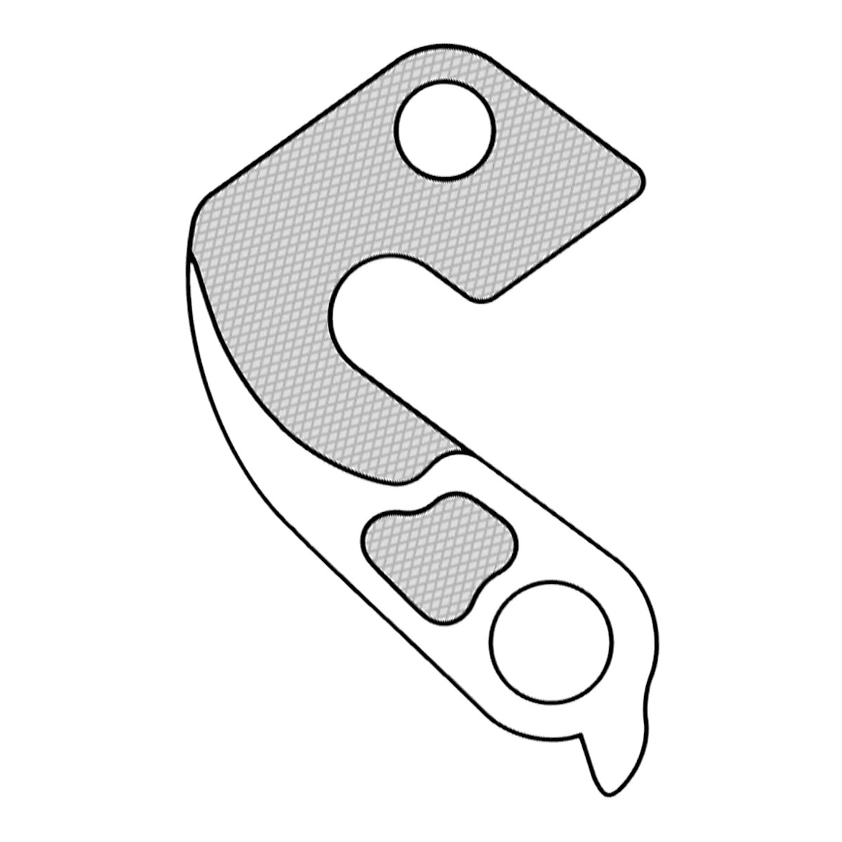 Derailleur Hanger 65 Compatible with Specialized Stumpjumper Hardrock Hotrock S-Works Enduro Fatboy Camber Epic Crave Rockhopper Bicycles Part Numbers 9895-4021