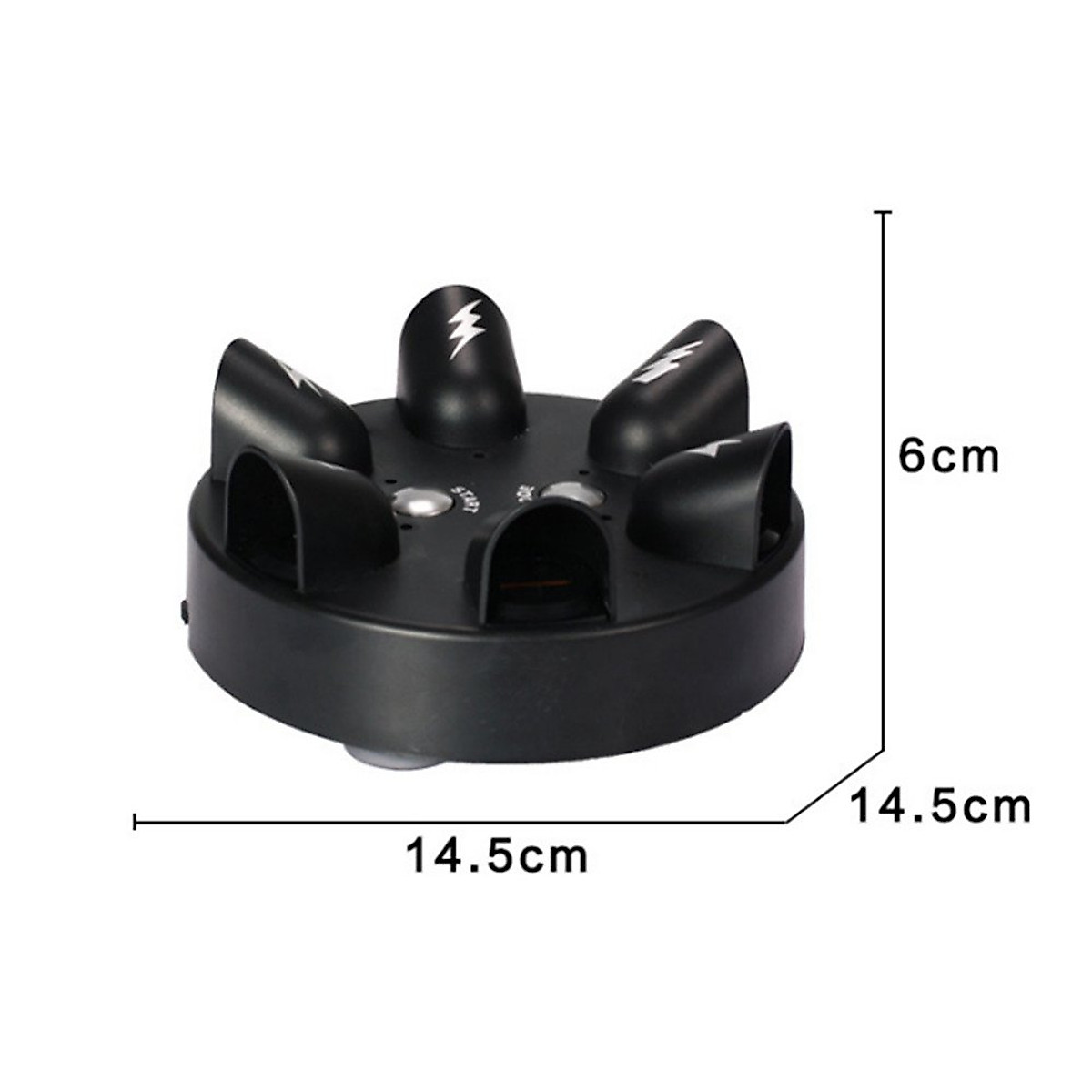 Mini Electric Shock Finger Lie Detector Polygraph Lucky Tricky Electric Shocking Roulette Shots Desktop Decompression Creative Truth or Dare Toys