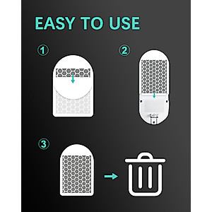 12 Pcs Flying Insect Trap Refill Compatible with LiBa FT06 Fly Trap Indoor for Home, Replacement Sticky Glue Cards for Plug-in Bug Light Trap