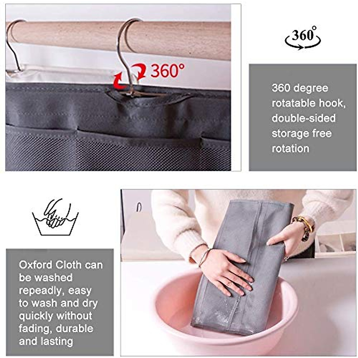 Hanging Underwear Closet Organizer, Bra Organizer for Closet Hanging, Dual-Sided Socks Hanging Closet Organizer,Bra Closet Organizers and Storage Hanging 15 Pockets