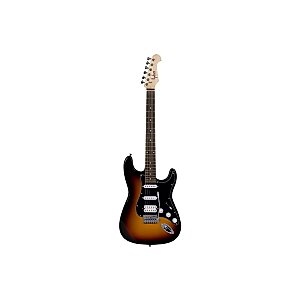 Monoprice 6 String Solid-Body Electric Guitar, Right (610036), Sunburst