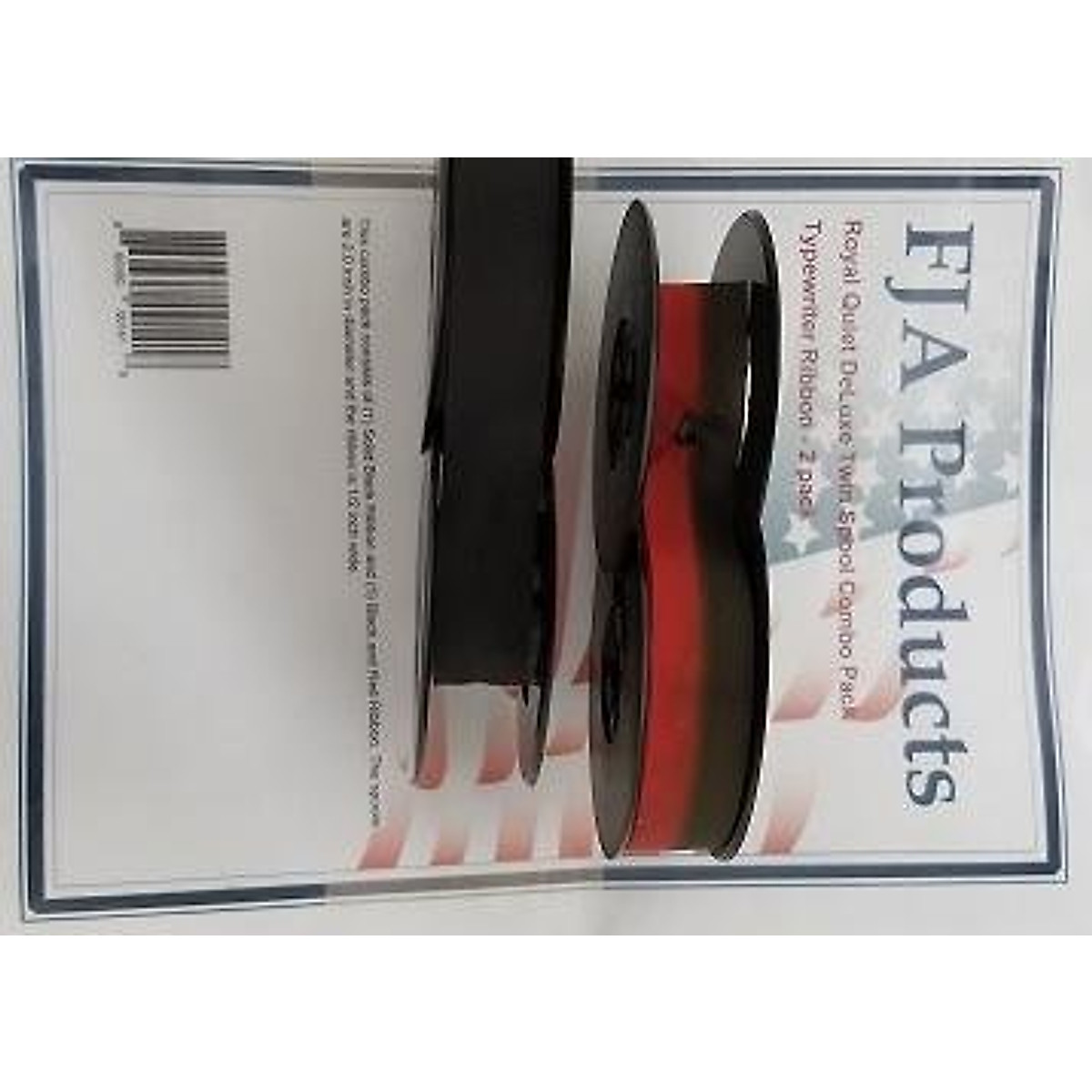Royal Quiet Deluxe Twin Spool Combo Pack Typewriter Ribbon - 2 Pack
