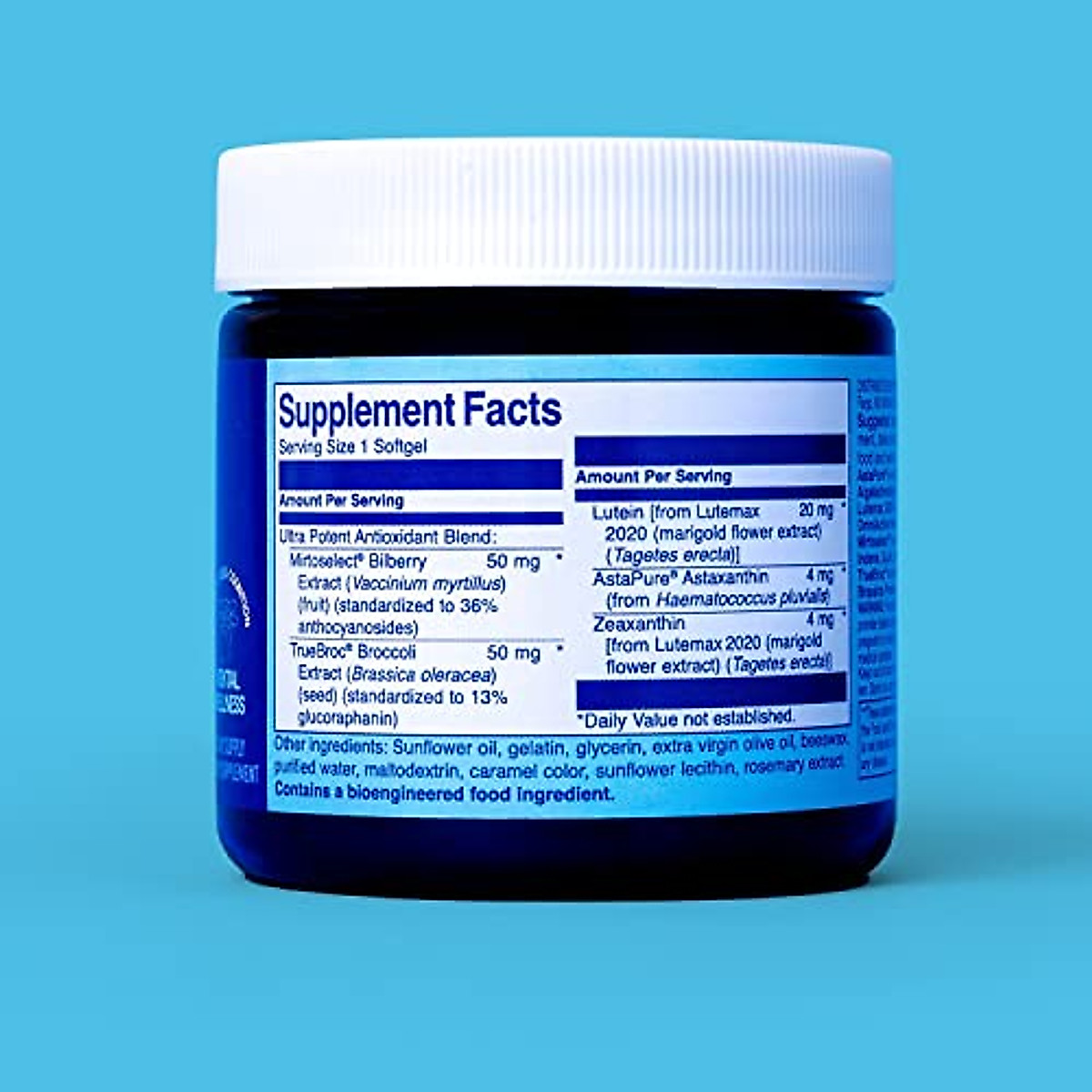 Swanson WIO™ Digital Detox: Rest, Reset & Refresh™ Sleep Better, Blue Light Defense, Mental Wellness, Less Stress, Lutein, Zeaxanthin, Lutemax® - 4 oz Bottle with 30 Softgels (30-Day Supply)