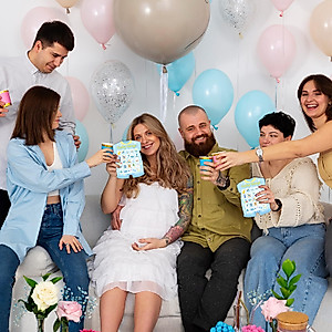 ADELULU Baby Shower Bingo Cards -24 Guests Blue Newborn Baby Bingo for Baby Shower Party Baby Birthday Party Supplies