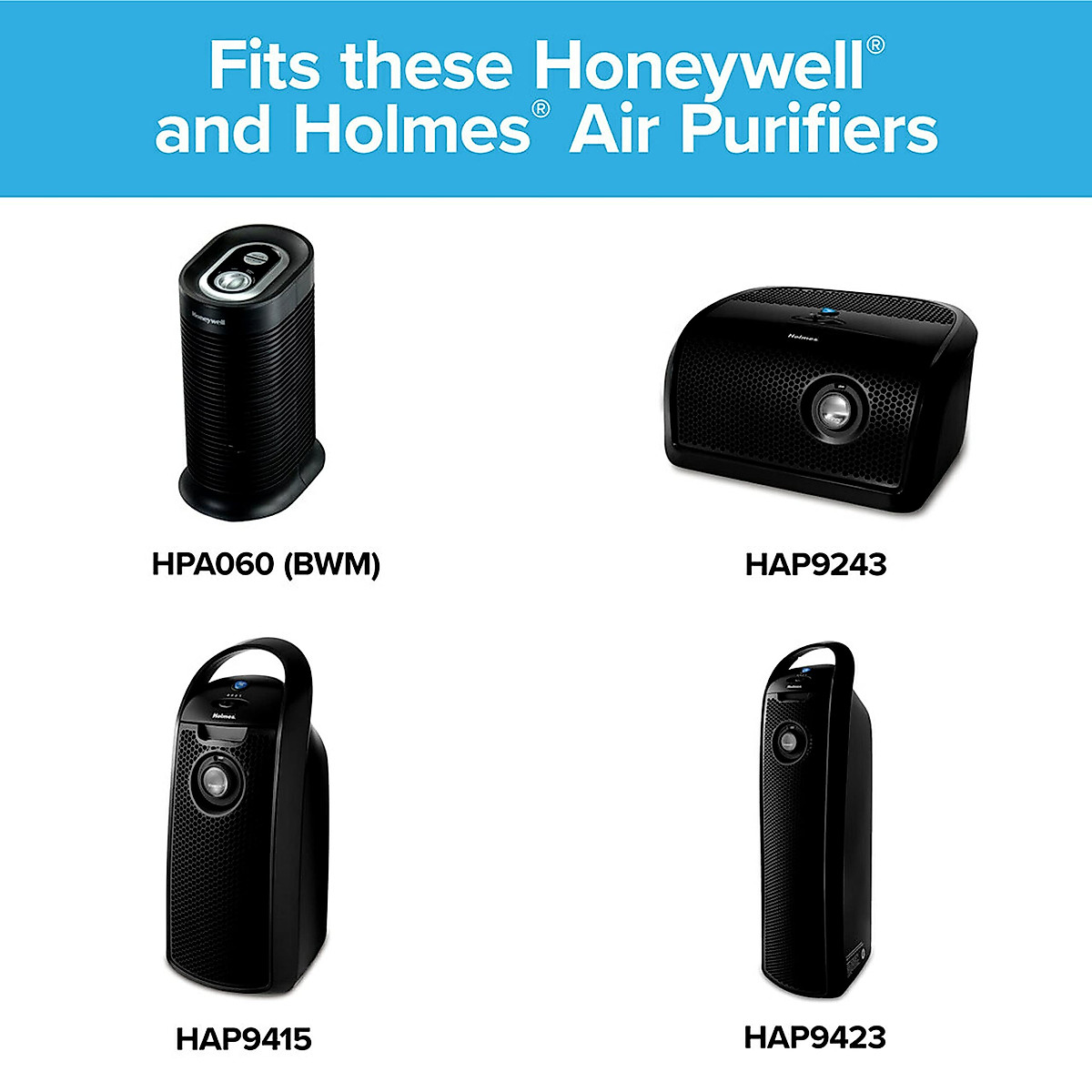 Filtrete™ Allergen Reduction + Odor Reduction HEPA-Type Room Air Purifier Filter, FAPF-HM-AO, 1 Pack