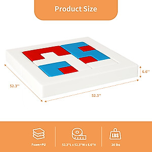 linor Foam Climbing Blocks for Toddlers, 12 PCS Foam Play Set for Baby Tooddlers Climbing Toys Indoor, Foam Play Gym Climbing Toys for Toddlers, Kids & Preschoolers (12PCS)
