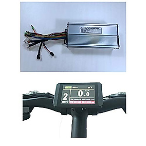 NBPOWER 48V 40A 1500W 2000W Brushless Sine Wave KT Controller with KT LCD8H Color Dsiplay,E-Bike Hub Motor Controller for Electric Bicycle Kit.