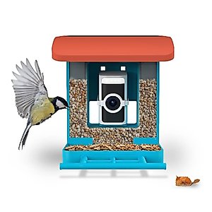 Bird Feeder Camera Case Compatible with Wyze Battery Camera Pro, Wyze Cam Outdoor v1/v2, Wyze Camera v4/v3/v3 Pro, 5 DIY Mounting Methods, Equipped with a Macro Lens (Camera NOT Included)