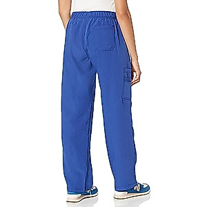 WonderWink Sporty Cargo Scrub Pant, Navy, LG, Blue