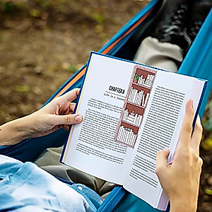 50 Pieces Book Tracker Bookmark Bookshelf Design Bookmark Double-Sided Reading Page Markers for Christmas Party Reader Writer Kids Student Book Lover Supplies