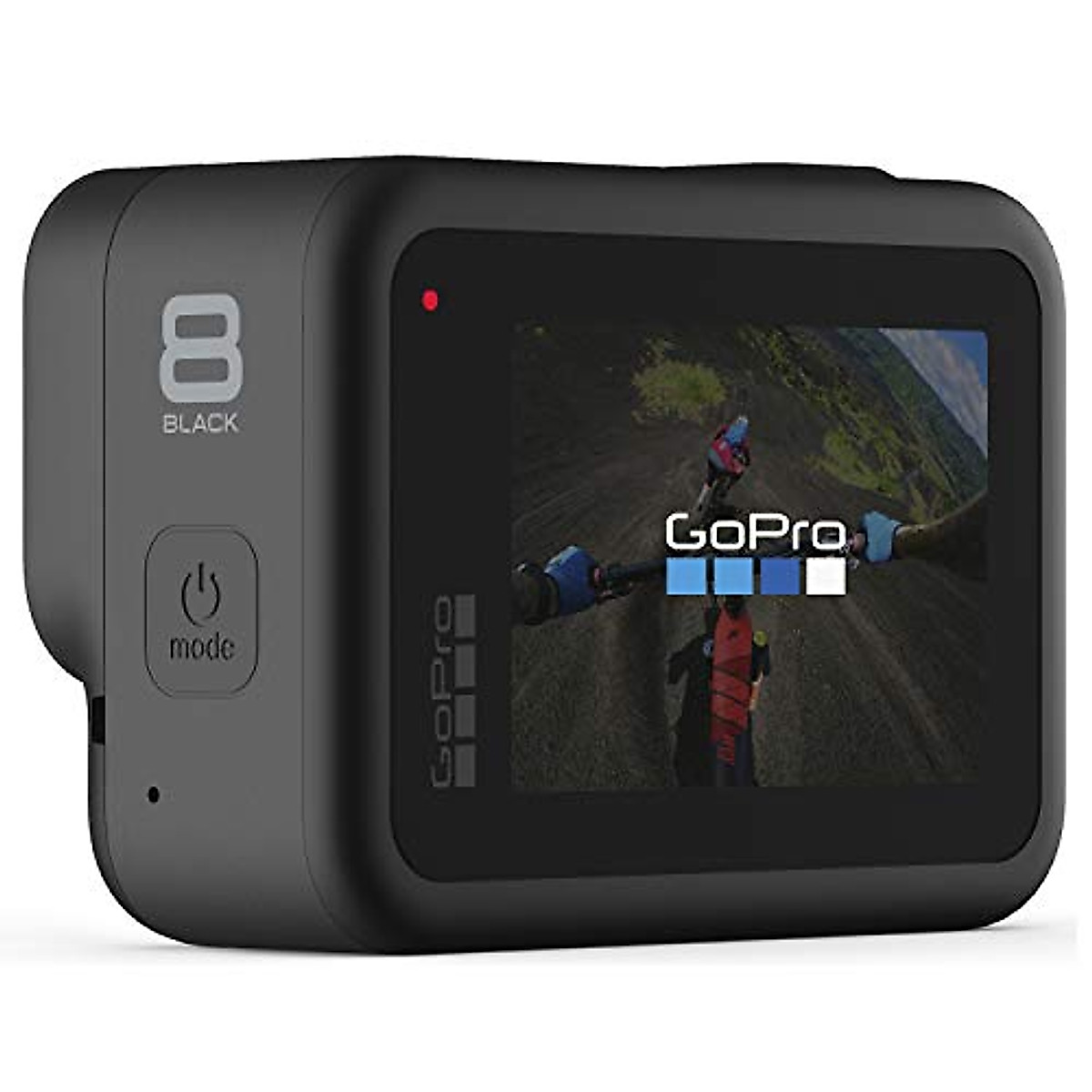 GoPro HERO8 Black Waterproof Action Camera with Touch Screen 4K Ultra HD Video 12MP Photos 1080p Live with Accessory Bundle - 1 Additional GoPro USA Batteries + PNY 64GB U3 microSDHC Card