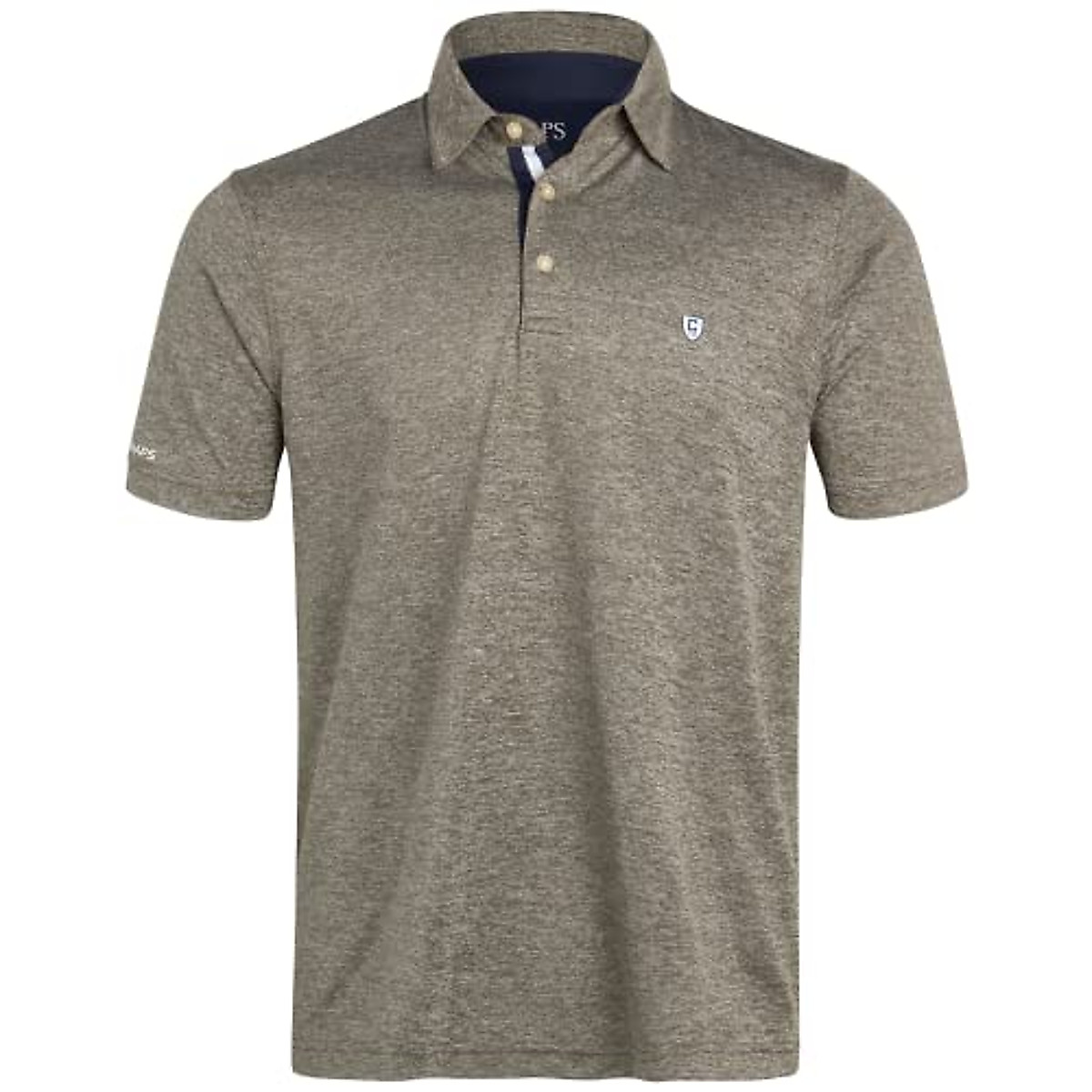 Chaps Men's Golf Polo Shirt - Lightweight Performance Golf Polo -Dry Fit Short Sleeve Golf Shirt for Men (S-XXL), Size X-Large, Deep Lichen Green