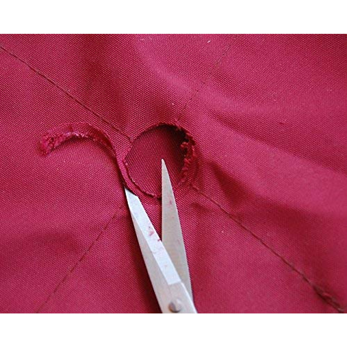 BELLRINO DECOR 7.5ft 8 Ribs RED Replacement STRONG & THICK Patio Umbrella Canopy Cover for (Canopy Only) (RED-78)