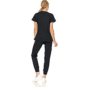 Mini Marilyn Stretch V-Neck Jogger Scrubs Set, Available in Over 12 Colors