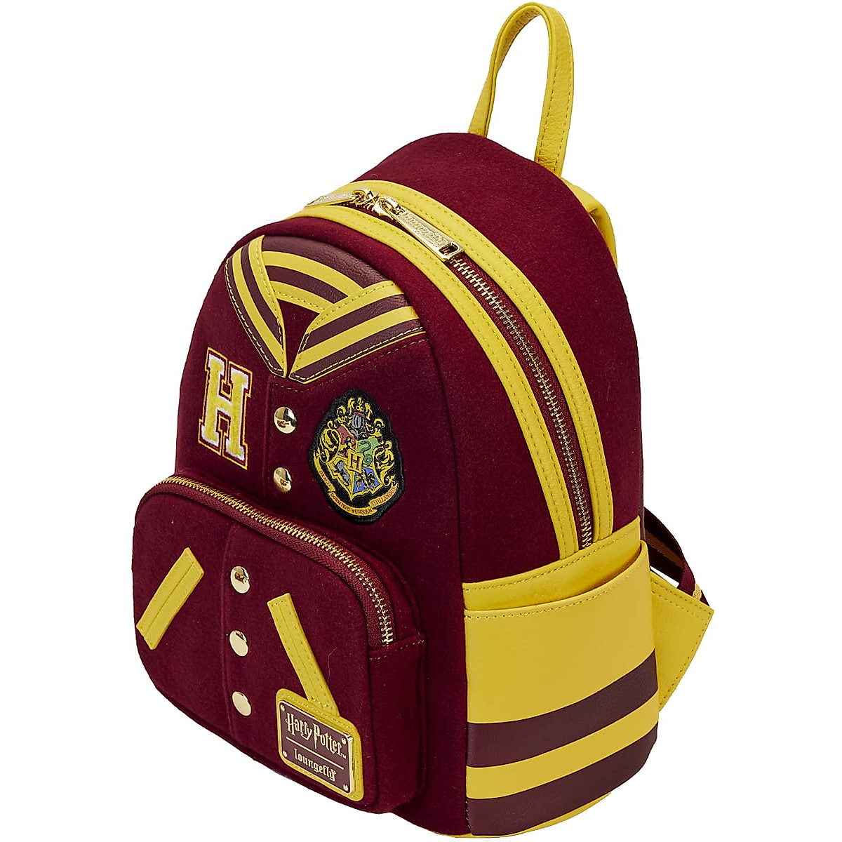 Harry Potter - Hogwarts Crest Varsity Jacket Mini Backpack, Loungefly