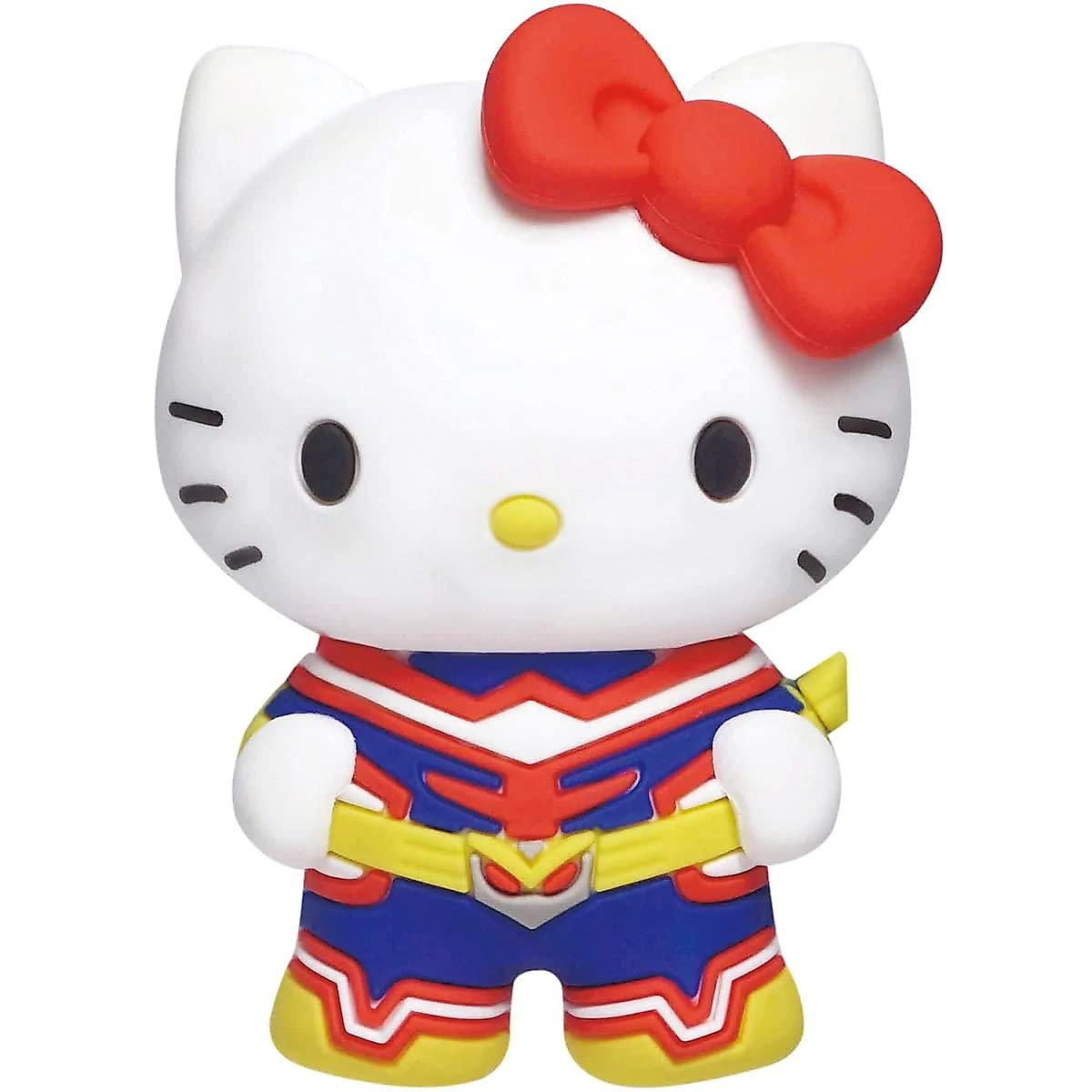 MONOGRAM Monogram My Hero Academia Hello Kitty and Friends 3D Fridge Magnet – Anime Magnets, Cool Magnetic Foam Figures for Fans, Collectors Kids Magnets Fridge, Locker Whiteboard