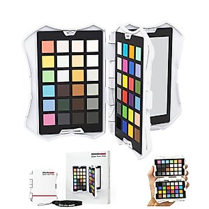 Datacolor Spyder Checkr Photo for Color Accuracy & Consistency, Portable Color Matching Tool with Ergonomic Case, 62 Color Targets, Color Correction Chart for Photography & Portraits (SCK310)