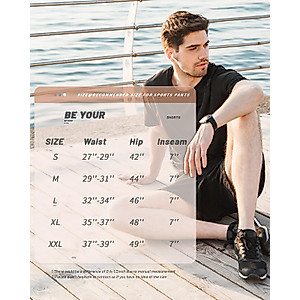 CANGHPGIN Men's Workout Athletic Running Shorts 7 inch Lightweight 2 Pack Basketball Sports Gym Shorts with Pockets