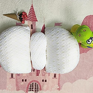 Lacomfy Pregnancy Pillow for Side Sleeper, Double Wedge Pillow for Maternity, Side Sleeping Pillow for Belly, Waist, Back Support, Detachable and Removable Outercase, Easy to Clean