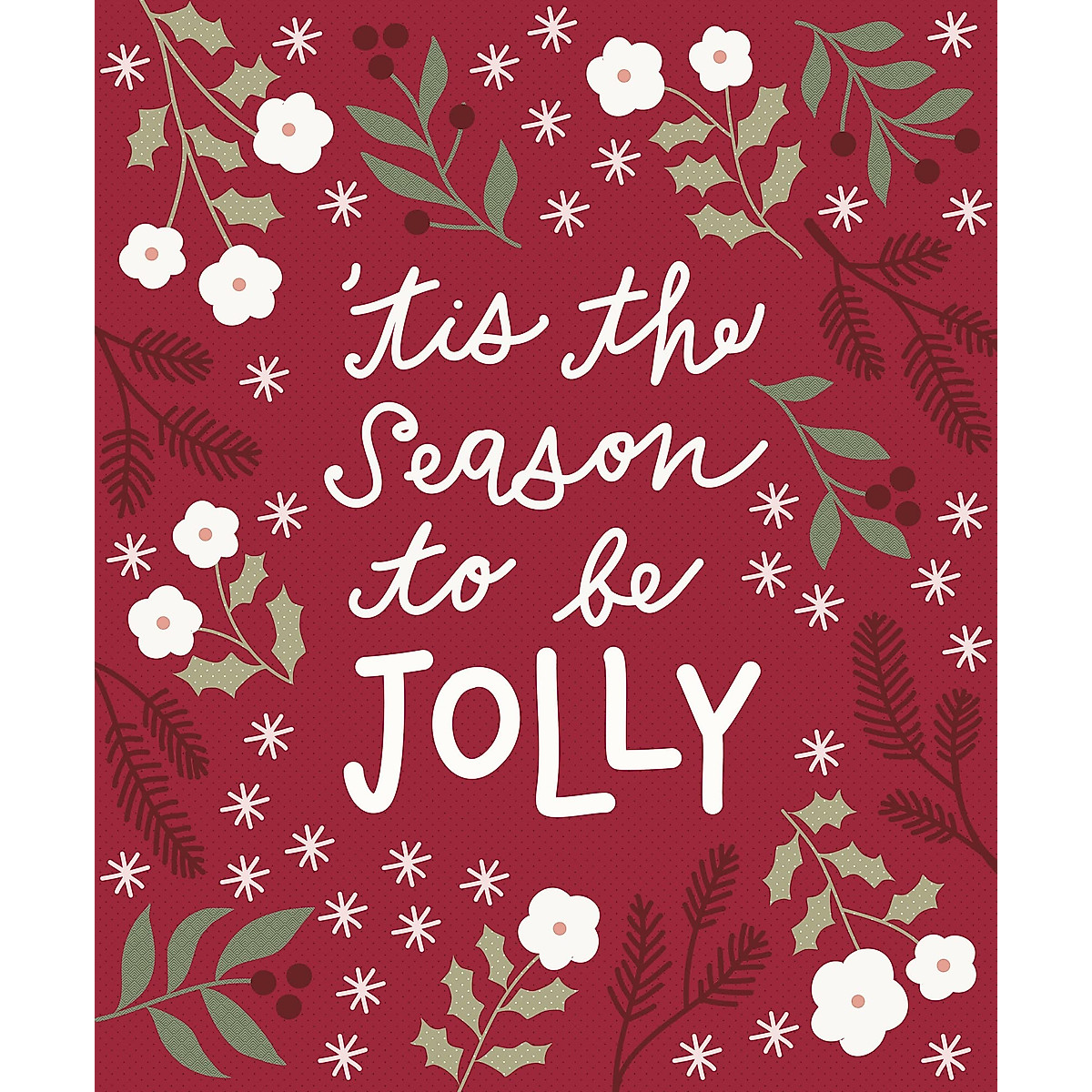 Lella Boutique Christmas Eve 'Tis The Season Panel 1 58-inch by 73-inch Panel Moda Fabrics 5188 11P