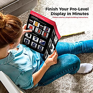 Jersey Frame Display Case – Sports Jersey Display Frame with 98% UV Protection for Football, Baseball, Basketball, Hockey, Soccer, Uniform & T-Shirt