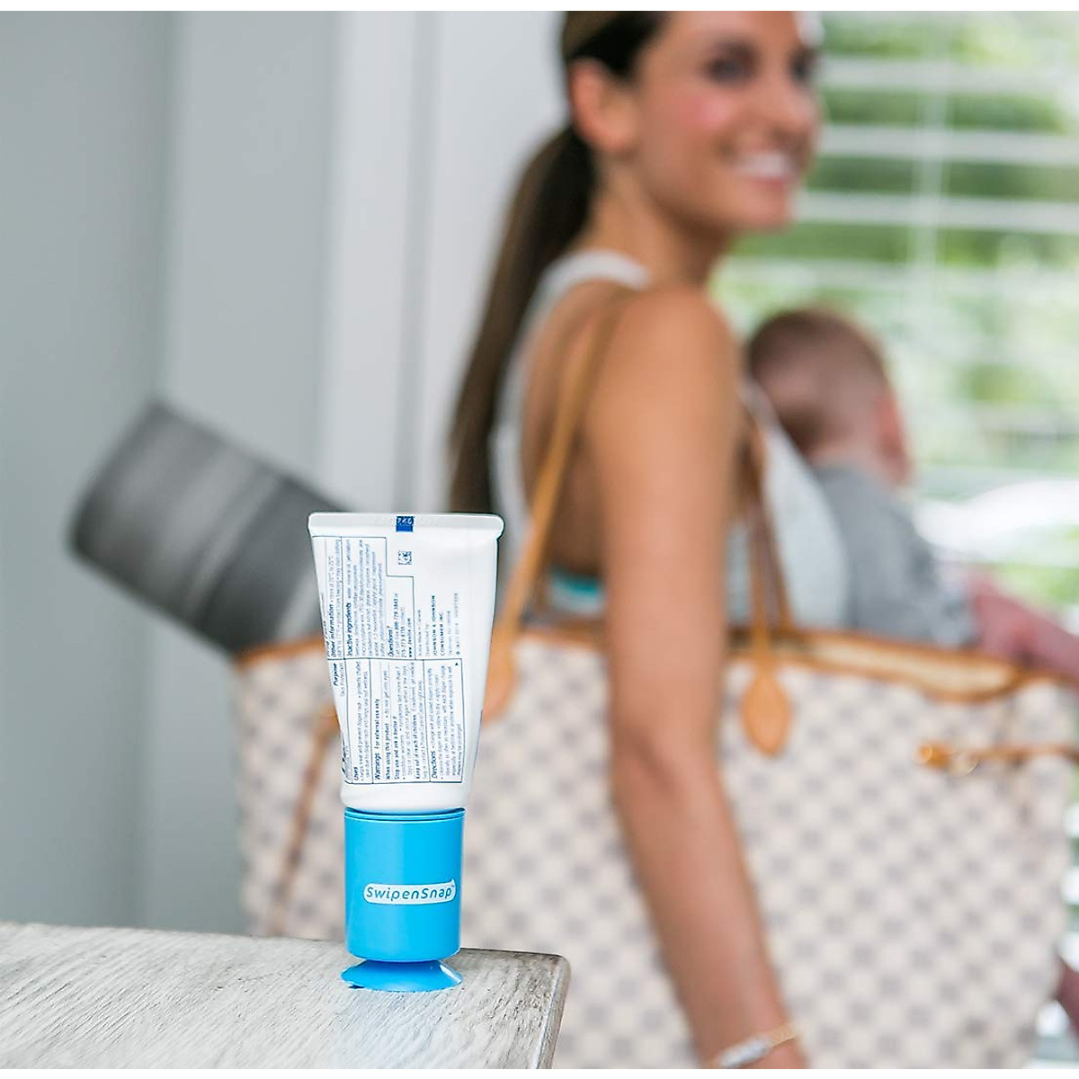 SwipenSnap™ One Hand Diaper Cream Applicator - For Desitin Diaper Cream Tube