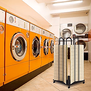 AIWFL 4 Side Storage Hanger Stacker Cart,Hanger Stacker with 4 Wheels,Clothes Hanger Storage Rack,4 in 1 Hanger Rack Stand for Shopping Mall,Specialty Store