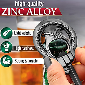 2Pcs King Hand Keychain Bottle Opener Bartender - Beer Can Opener Letter Opener Kings Hand Can Opener Manual - Bartender Bottle Opener Kitchen Gadgets Bottle Opener Keychain for Men Bar Accessories