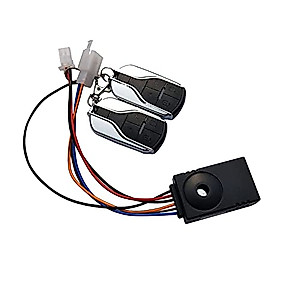 Bike Fender Bike Alarm System 36V 48V 60V 72V with Two Switch for Electric Bicycle/Scooter Motorcycle Tricycle e Bike/brushless Controller Mud Guards