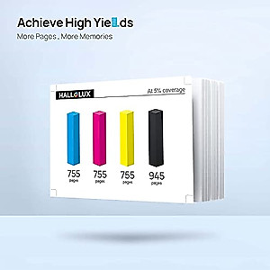 127 Ink Cartridge Remanufactured for Epson 127 XL T127XL to use with WF-3520 WF-3540 WF-7010 WF-7510 WF-7520 Printer (2 Black, 1 Cyan, 1 Magenta, 1 Yellow)