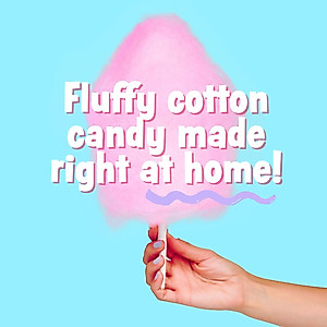 Cotton Candy Express Floss Sugar Variety Pack with 5 - 11oz Plastic Jars of Lime, Watermelon, Pina Colada, Blue Raspberry, Pink Vanilla Flossing Sugars Plus 50 Paper Cotton Candy Cones