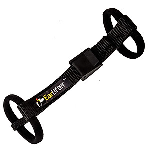 Black Webbing Dog EarLiifter (Medium)