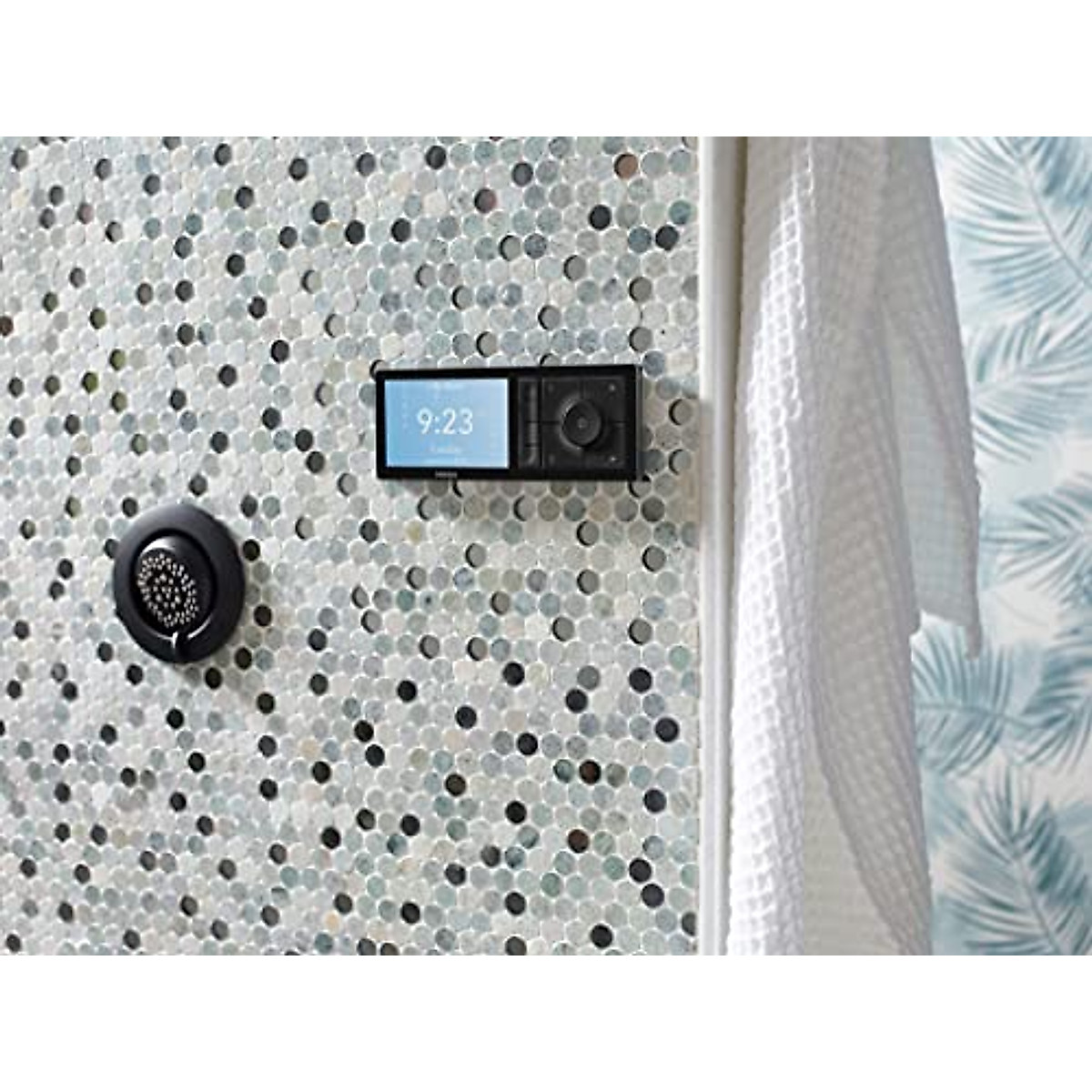 Moen Matte Black Smart Shower 4-Outlet Digital Shower Controller for Thermostatic Shower Valve, TS3304BL