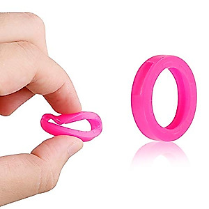 22PCS Key Caps Plastic Key Identifier Covers Tags Coding Rings in 11 Assorted Colors