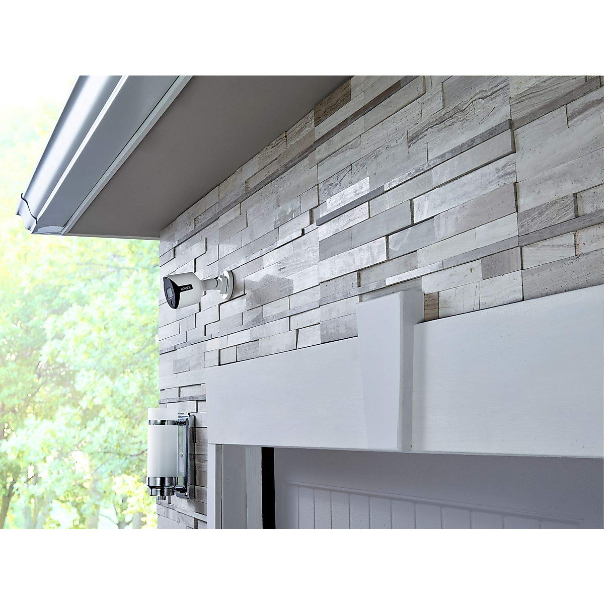 Lorex Indoor/Outdoor Wired Security Camera System, 5MP Ultra HD Bullet Cameras with Motion Detection Surveillance, Active Deterrence, 2TB 8 Channel DVR, 4 Cameras