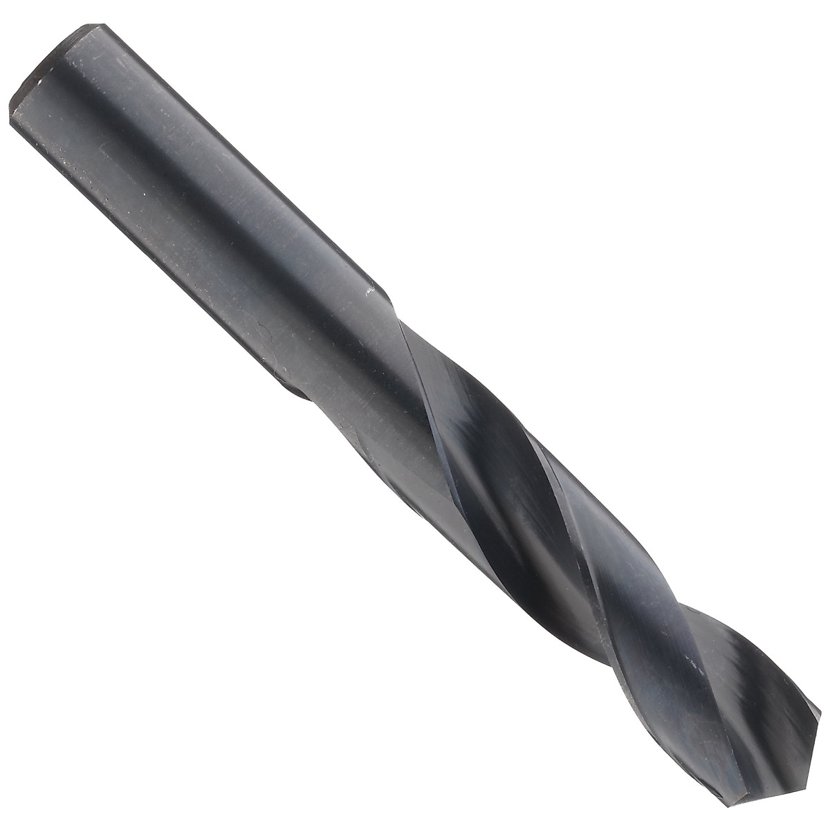 Chicago Latrobe 157 High-Speed Steel Short Length Drill Bit, Black Oxide Finish, Round Shank, 118 Degree Conventional Point, 9/16" Size (Pack of 1)