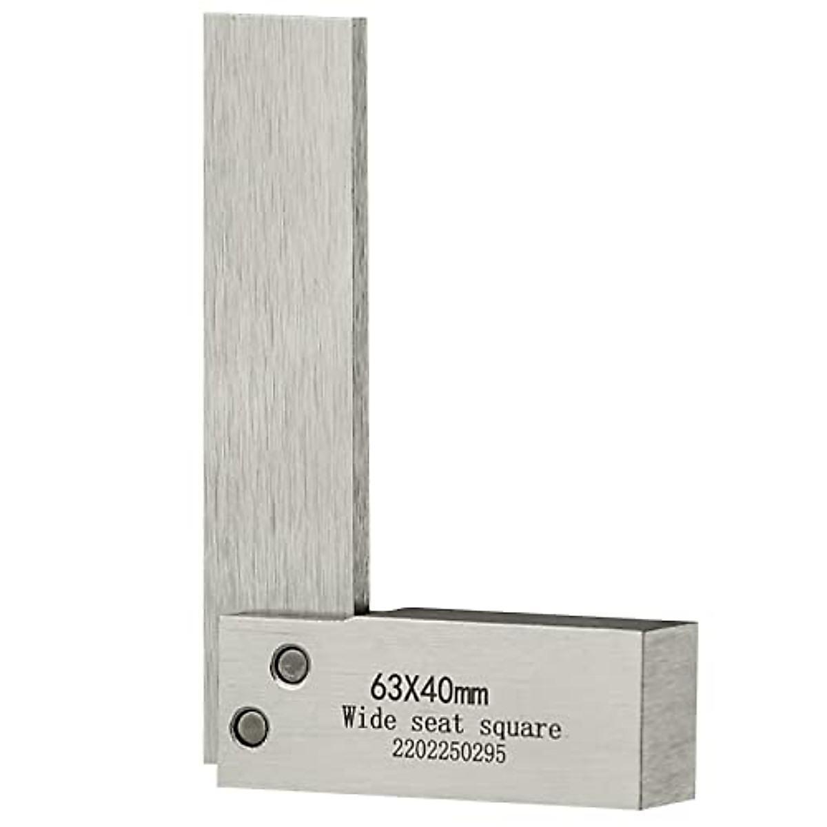 Boomgood Machinist Square Set Engineer Precision Mini Wide Base 90 Degree Right Angle Ruler Hardened Steel 4 Pieces, Silver (BG-0326)