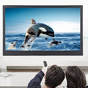 ASHATA Portable Monitor, 13.3 inch 1920x1080 FHD HDR Display with Bracket, Gaming Monitor for PS3 Switch/for 360, Micro and 3.5mm Port, DC 12V or Micro USB 5V Power
