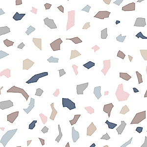 Lambs & Ivy Signature Terrazzo Abstract Organic Cotton Fitted Crib Sheet