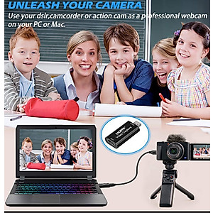 Y&H HDMI Video Capture Card HD 1080P Video Record via DSLR,Camcorder,Action Cam,Support Broadcast Live Streaming