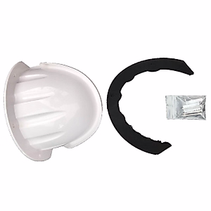 Universal Sunshade Rainshade Camera Cover Shield for Outdoor Nest/Nest IQ Camera - White