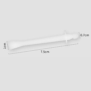 Healifty 10pcs Nose Wax Applicator Sticks Nose Wax Sticks for Adults (White)