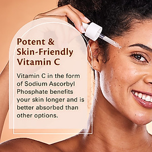 Vitamin C Face Serum - Anti Aging Dark Spot Remover and Vitamin C Serum | Hydrate with Vitamin C Serum for Face, Facial Serum Infused with Vitamin C Oil - Ultimate Serum for Face Care by M3 Naturals