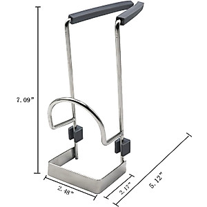 Stainless Steel Sink Caddy Sink Sponge Holder, Small Kitchen Bathroom Organizer Faucet Rack, Fix Around Faucet, Silver