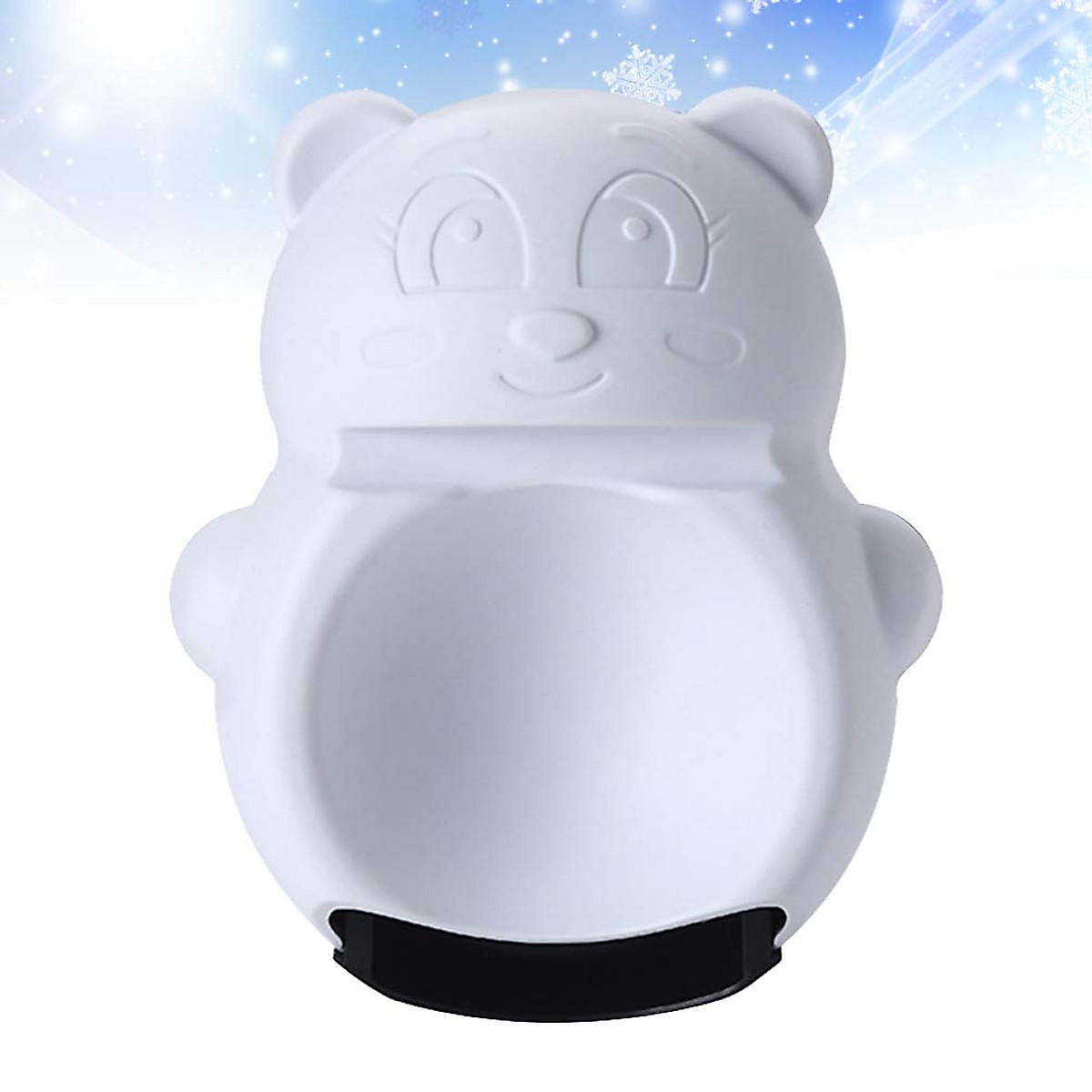 DOITOOL 1pc Fruit Plate Bowl Tv Lazy Fruit Bowl Cartoon Snack Holder Sushi Plate Cookies Chip Platter Decorative Candy Bowls Fun Shaped Dish Phone Stand Tray Fruit Tray Food White