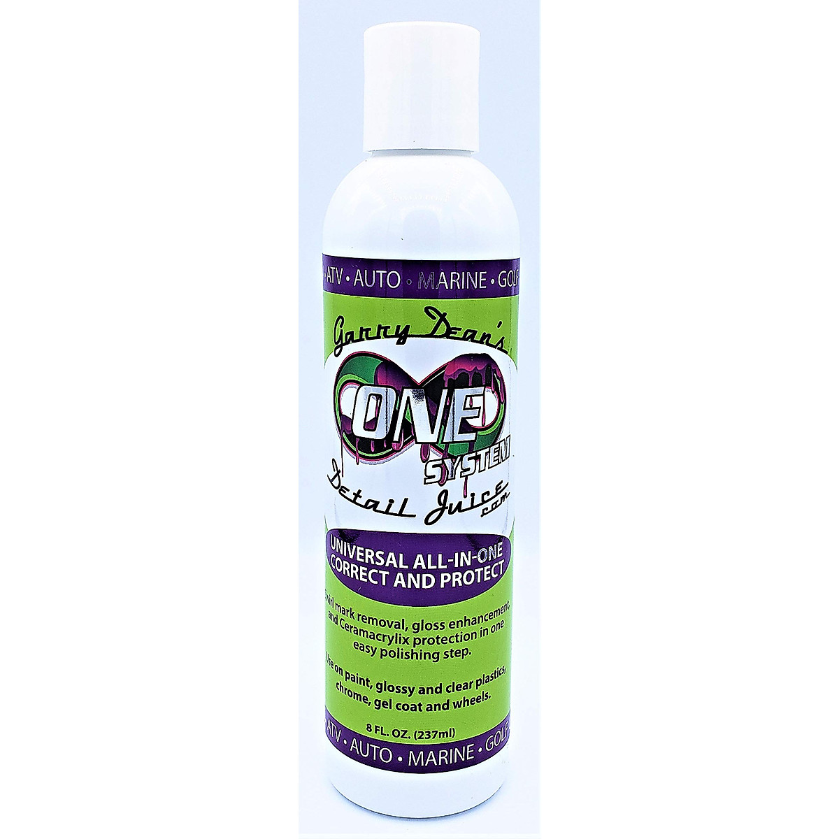 Detail Juice Garry Dean's ONE System Universal All in One Polish Automotive Detailing Supplies Paint, Clear Plastics, Chrome, Gel Coat, Wheels (128 fl oz)