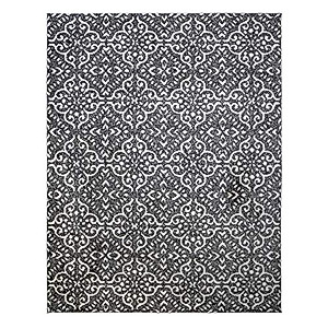 Gertmenian Area Rug 3 Piece Sets Non-Shedding Soft Modern Contemporary Carpet pc Living Room Dining Entryway Bedroom Runner Rugs Gift Set, 2x6 5x7 8x10 Large, Brown Abstract Floral, 81741