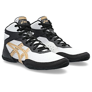 ASICS Kid's Matflex 7 Grade School Shoes, 2, White/Champagne