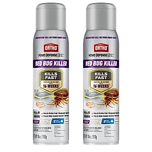 Ortho Home Defense Max Bed Bug Killer - Also Kills Fleas & Brown Dog Ticks, Spot Treatment, 18 oz. (2-Pack)
